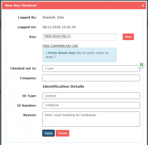 Key Tracking - Patrol Points